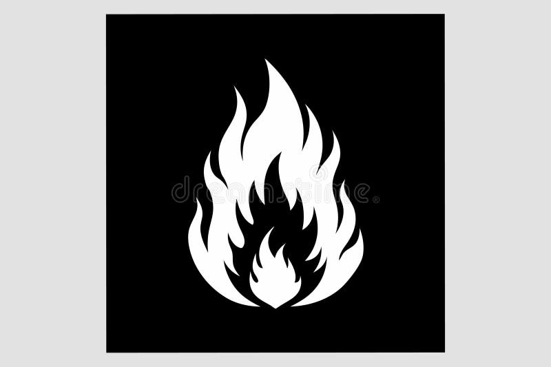 Catching Fire Symbol Silhouette