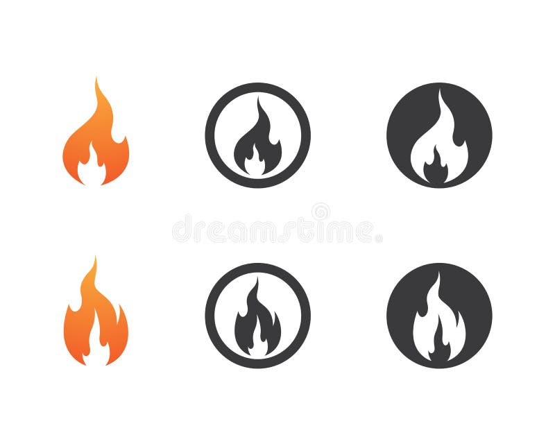 Fire symbol vector icon stock vector. Illustration of blaze - 172843659