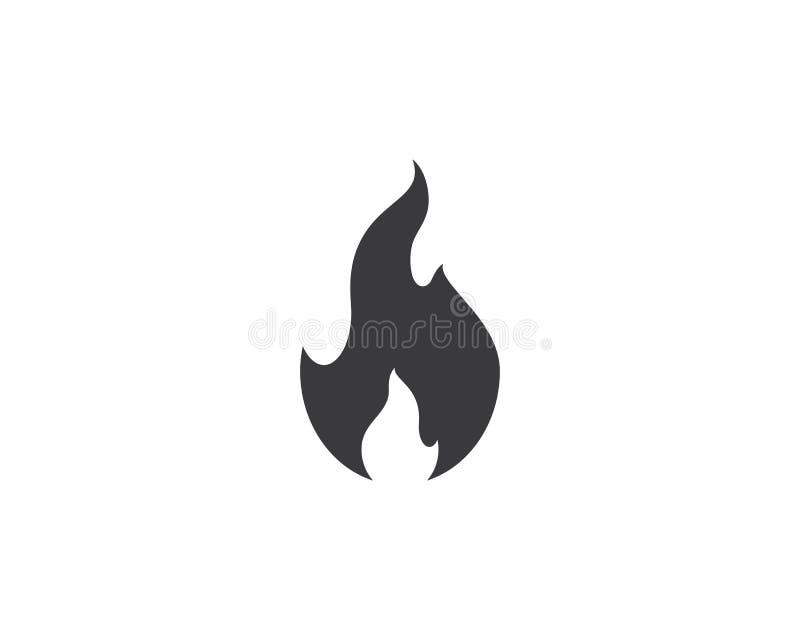 Fire symbol vector icon stock vector. Illustration of flammable - 173023089