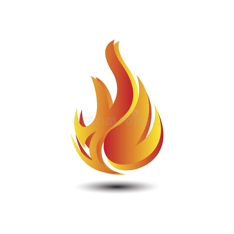 Fire tech business logo stock illustration. Illustration of element ...