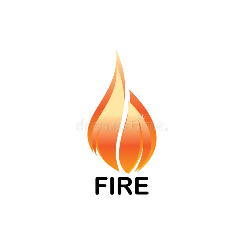 Technology of Fire Business Logo Stock Vector - Illustration of bright ...