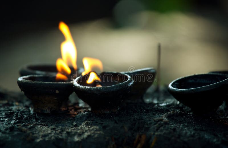 Fire in temple stock photo. Image of light, temple, religious - 54170506