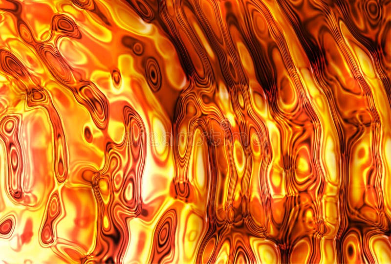 Fiery Gold and Black Abstract Background Pattern Design or Wallpaper ...