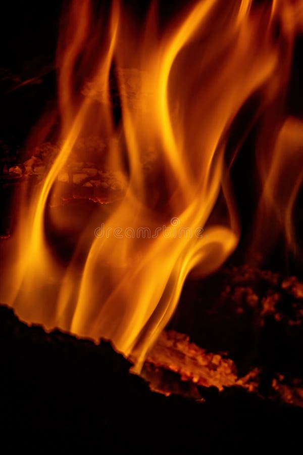 Fire Texture, Flame Abstract Background Stock Image - Image of hearth ...