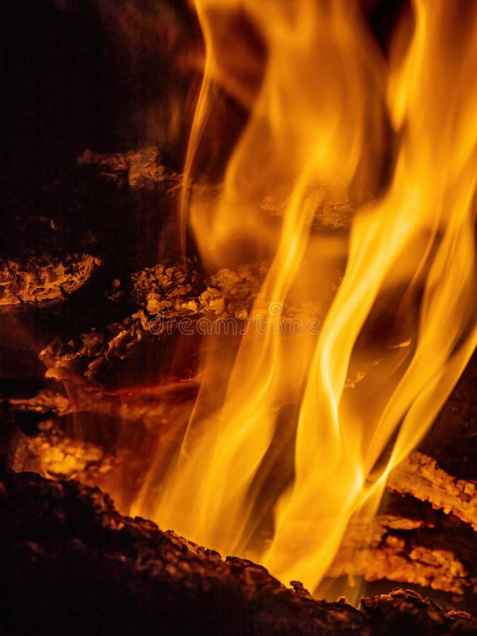 Fire Texture, Flame Abstract Background Stock Image - Image of ...