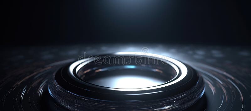 Fire Texture Metal Circle Ring Background, Flame Stock Illustration ...