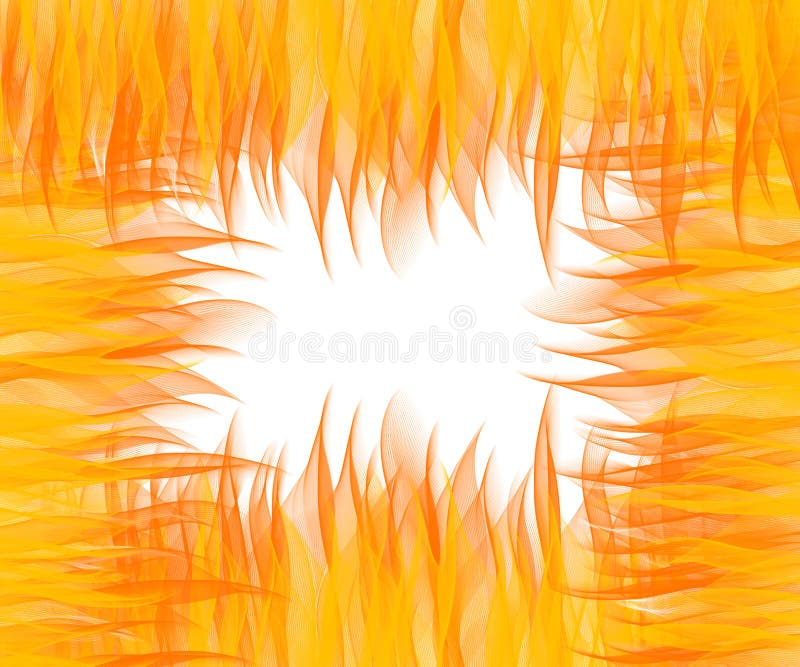 Fire Texture on White Background. Beautiful Image of Fire Stock ...