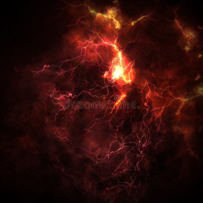 Fiery Thunderstorm Stock Illustrations – 254 Fiery Thunderstorm Stock ...