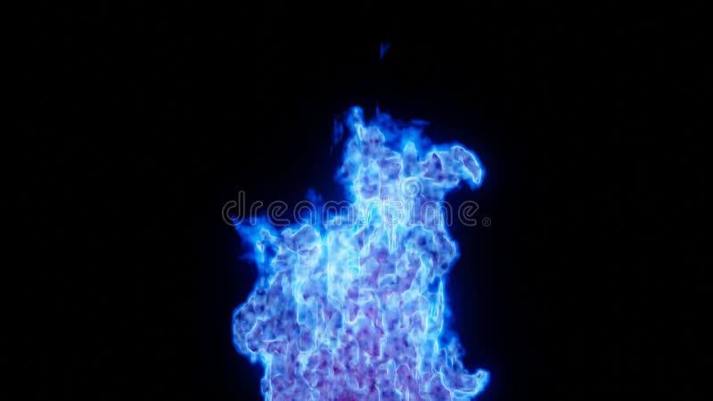 Fire Torch 2D Animation with Alpha Channel Stock Footage - Video of ...