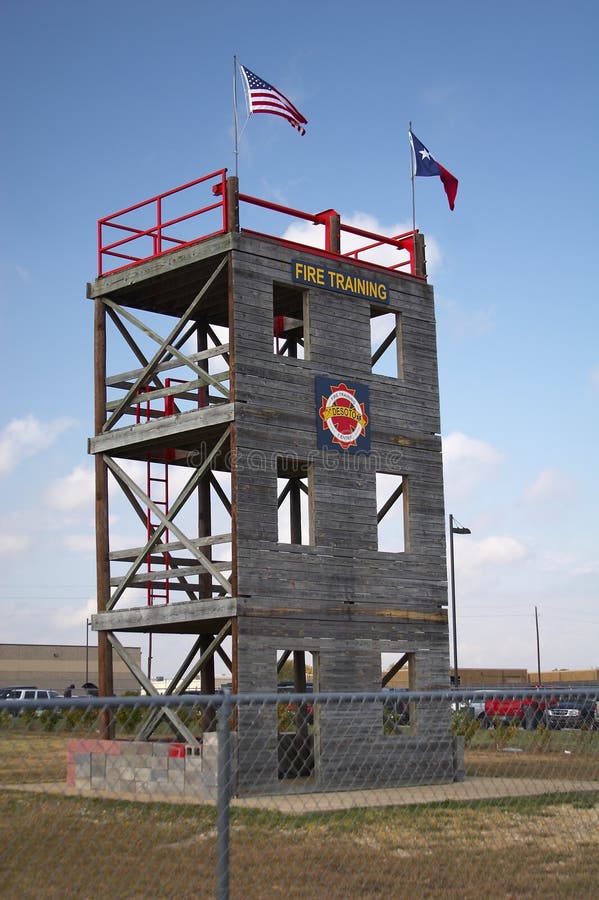 Fire Tower stock photo. Image of obstacle, danger, department - 1691234