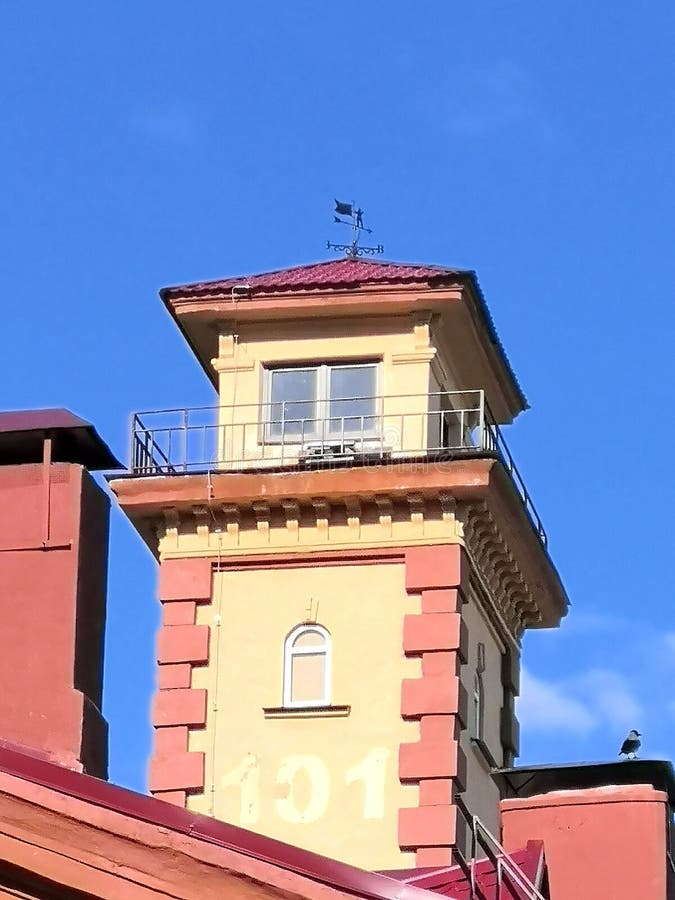 Fire tower stock image. Image of tower, oznordl, fire - 176467713