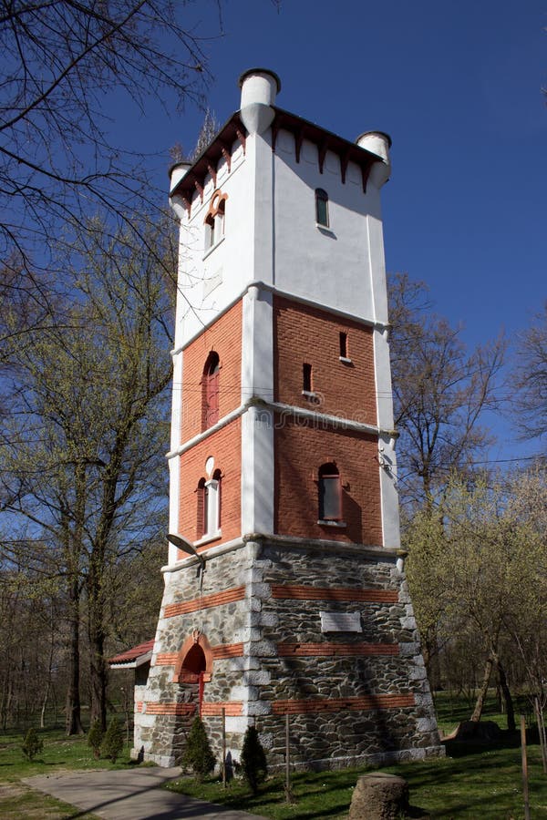 Fire tower in Targu-Jiu stock photo. Image of haggis - 40034580