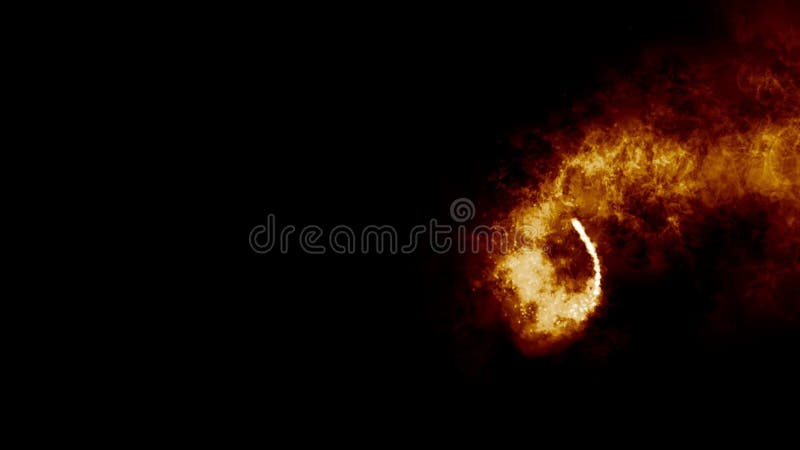 Fire Trail - Flames Particles Stock Footage - Video of computer ...