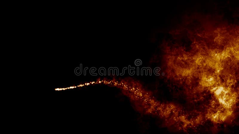 Fire Trail - Flames Particles Stock Footage - Video of morphing ...