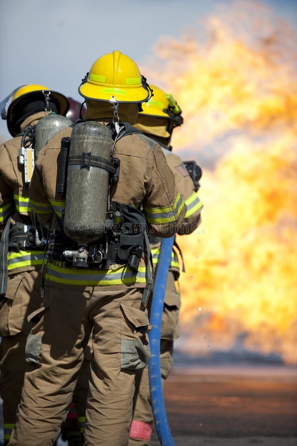 Fire training exercise stock image. Image of alarm, extinguish - 14786041