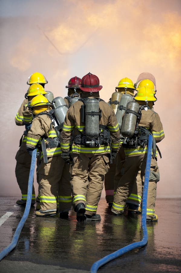 Fire training exercise stock image. Image of alarm, extinguish - 14786041
