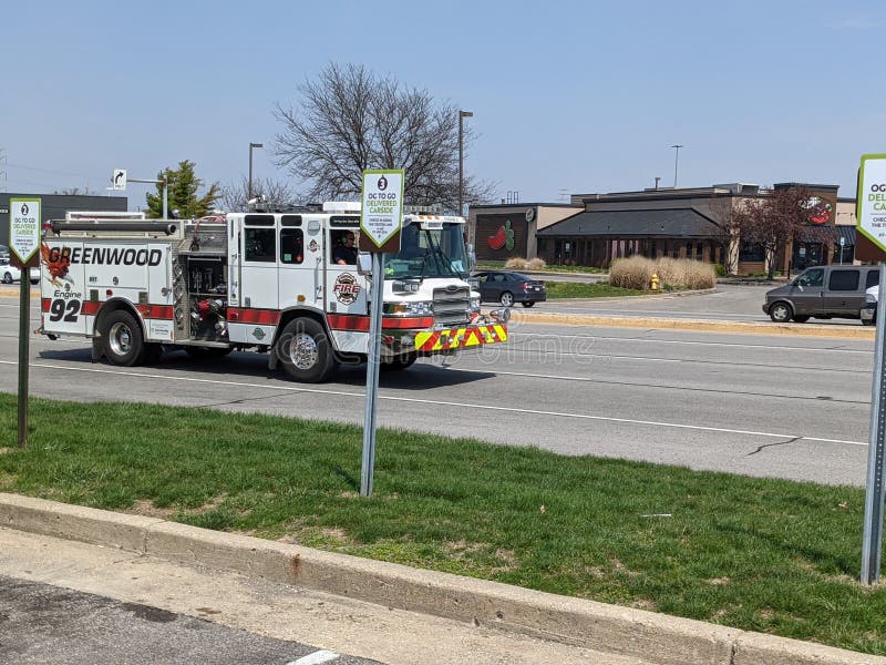 Fire Truck Driving by editorial image. Image of drive - 215359345