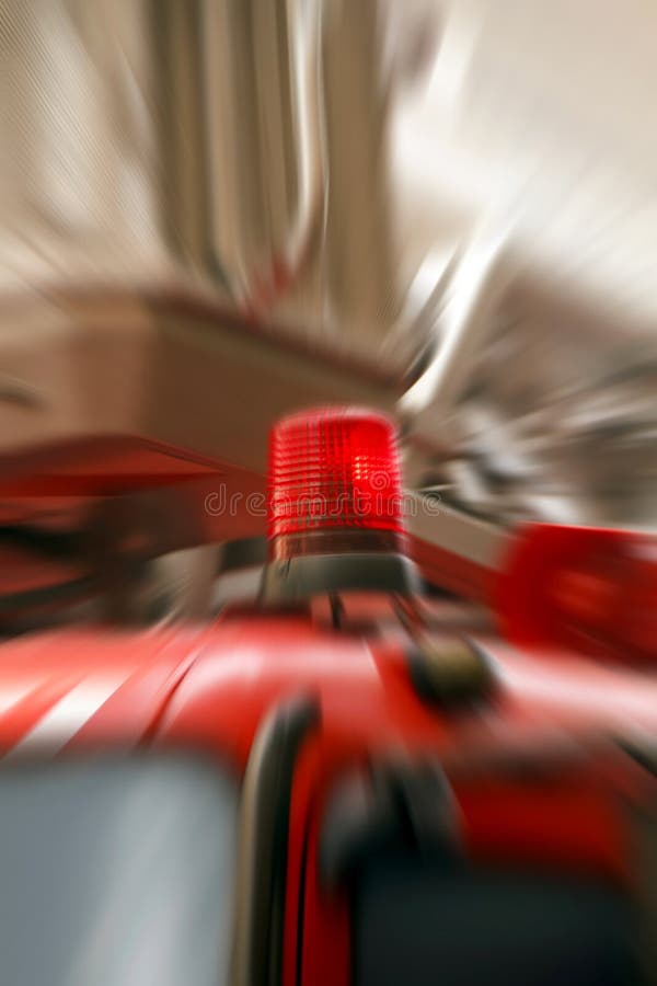 Fire Truck Emergency Red Light Stock Image - Image of motorized, fire ...