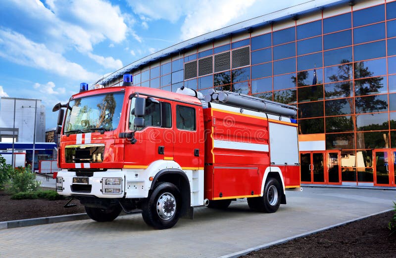 Fire truck stock image. Image of health, luxury, modern - 41287805