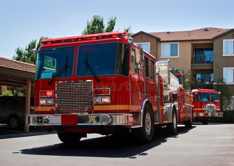 Red Fire Engine stock photo. Image of engine, station, structure - 535450