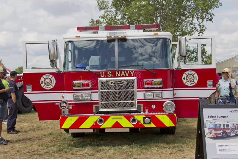 Fire Truck Marked Us Navy Pearl Harbor Front Stock Photos - Free ...