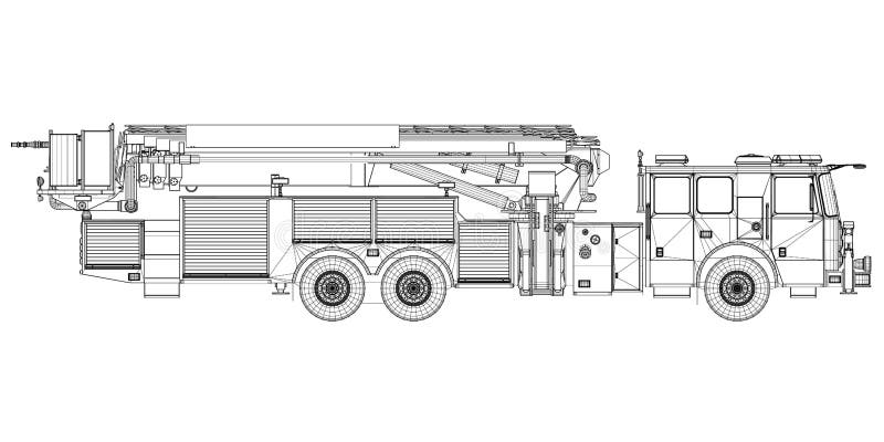 Fire Engine Side View