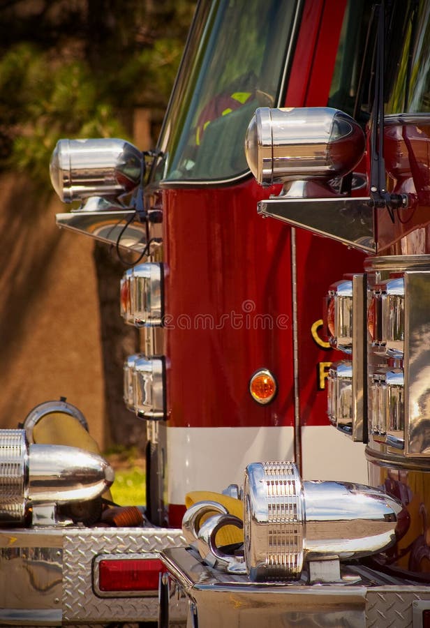 Red Fire Station Door, Textured Background Stock Photo - Image of ...