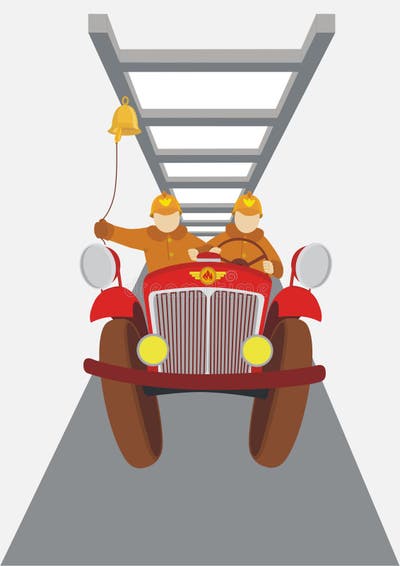 Fire trucks stock illustration. Illustration of radiator - 13534465