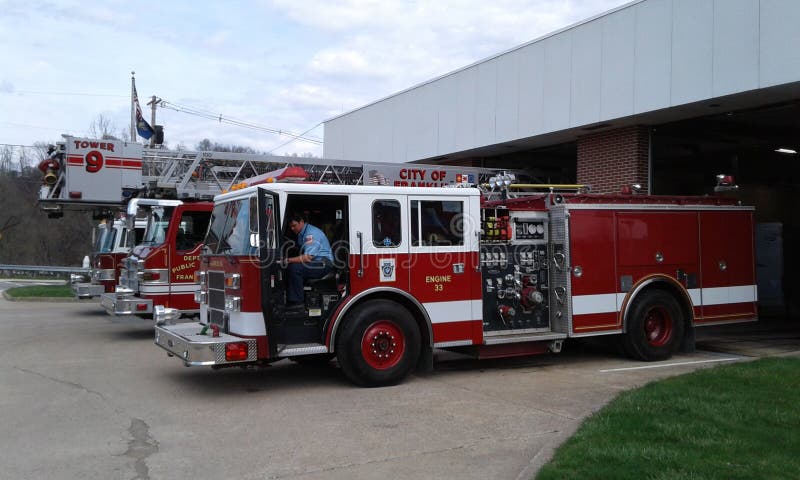 Fire Trucks editorial image. Image of ladder, fire, station - 90500495