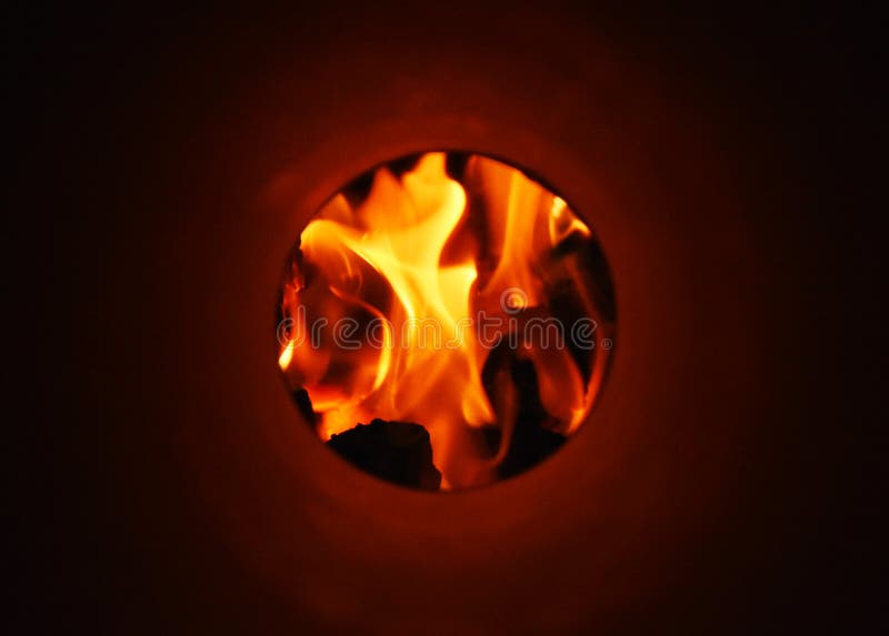 Fire through a Tube stock photo. Image of heat, tube - 175734512