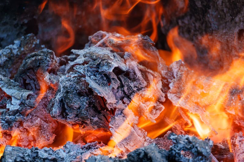 Fire Up Close, Burning Wood, Burning Flames Stock Photo - Image of ...