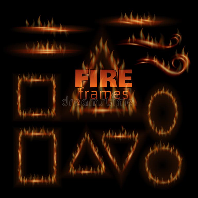 Fire Oval Frames Stock Illustrations – 143 Fire Oval Frames Stock ...