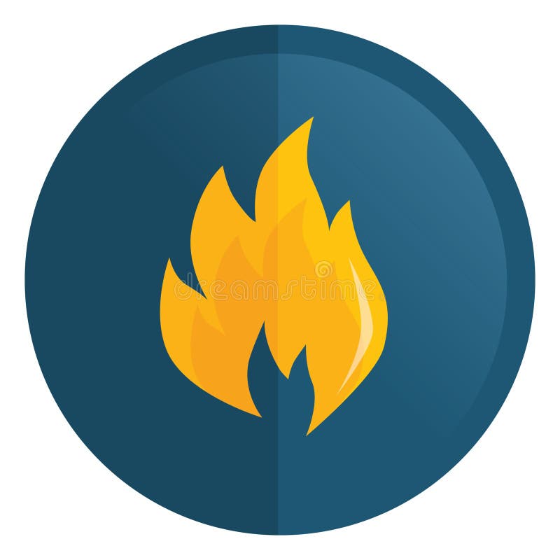 Fire. Vector Illustration Decorative Design Stock Vector - Illustration ...