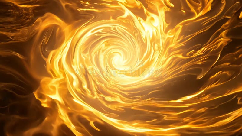 Fire Vortex Spinning in Flame Swirls. Burning Backdrop with Blazing ...