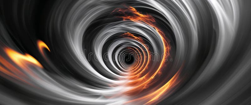 Fire Vortex Spiral Abstract Design Background Stock Image - Image of ...