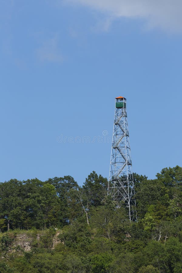 Old fire watch tower. stock image. Image of structure - 11269969
