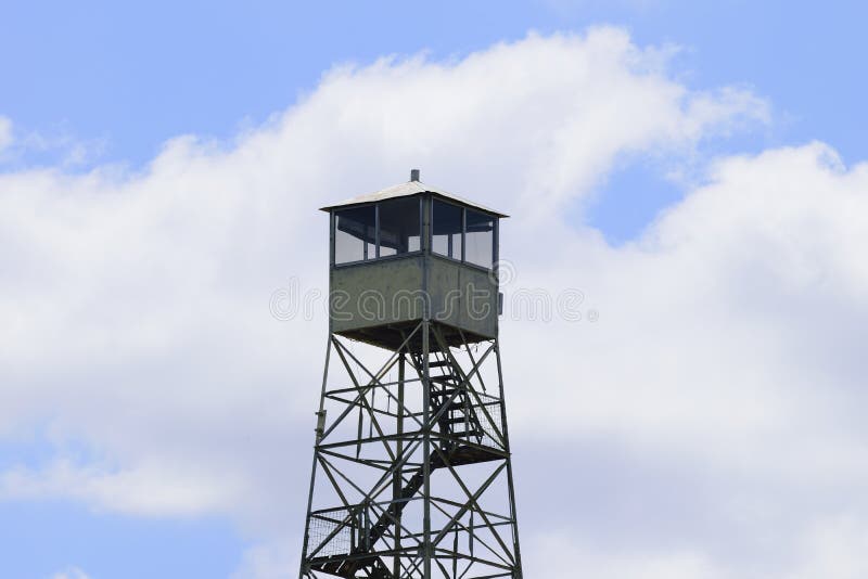 Fire Watch Tower At Tucker Hill Day Use Area In Florida. Stock Image ...