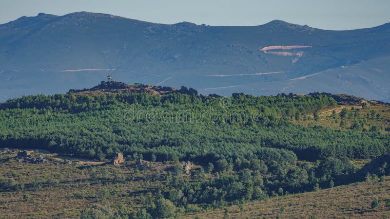 Fire Watching House, Long Shot Stock Photo - Image of imposing, rise ...