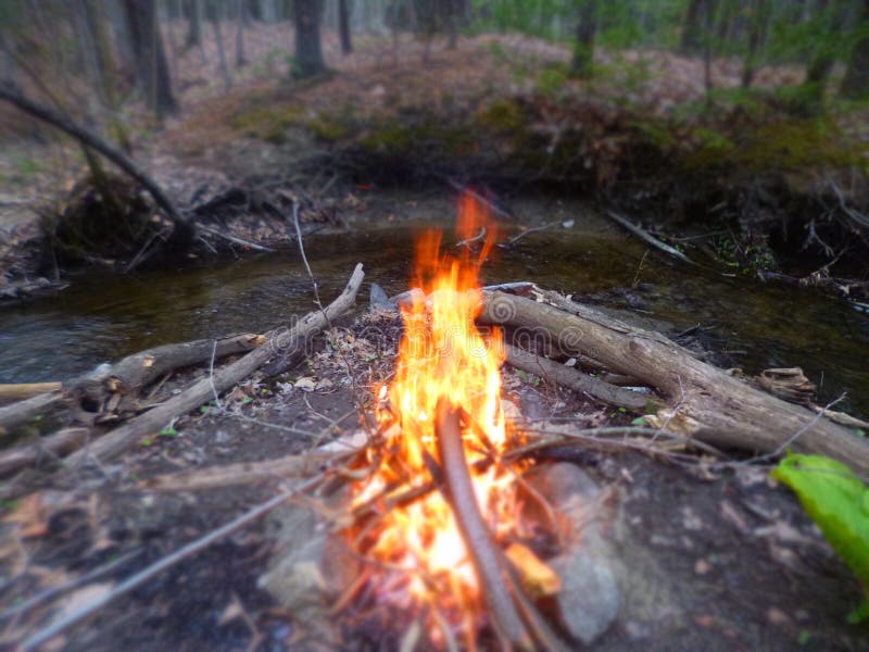 Fire Water stock photo. Image of fire, nature, river - 43235420