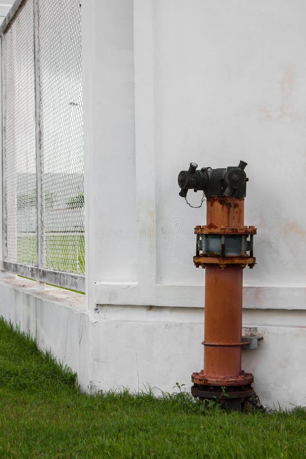 Water Pipe and Fire Valve System Control Fighting Panel Stock Image ...