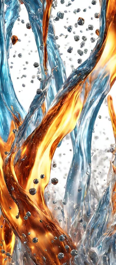 When Fire and Water Work Together To Become a Powerful Storm Stock ...