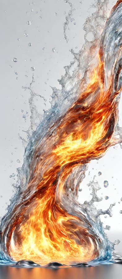 When Fire and Water Work Together To Become a Powerful Storm Stock ...