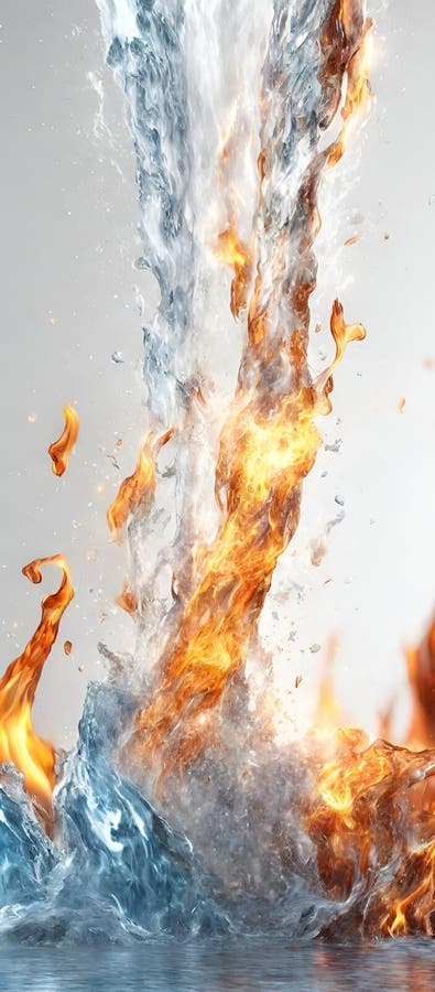 When Fire and Water Work Together To Become a Powerful Storm Stock ...