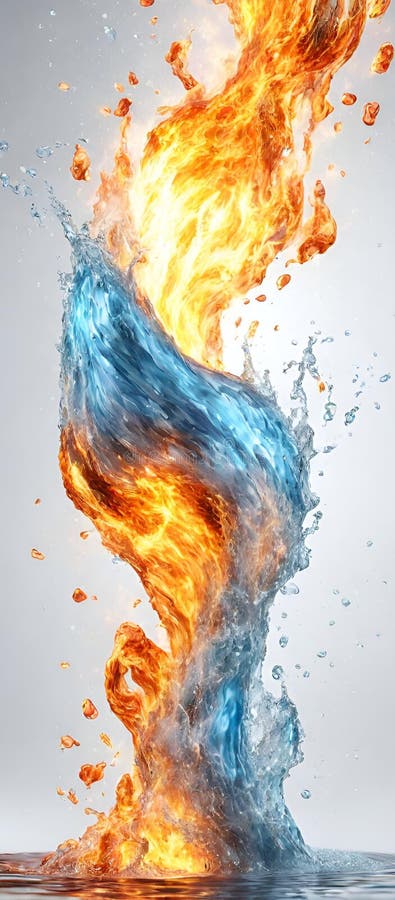 When Fire and Water Work Together To Become a Powerful Storm Stock ...