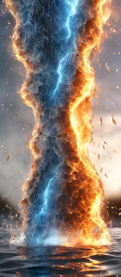 When Fire and Water Work Together To Become a Powerful Storm Stock ...