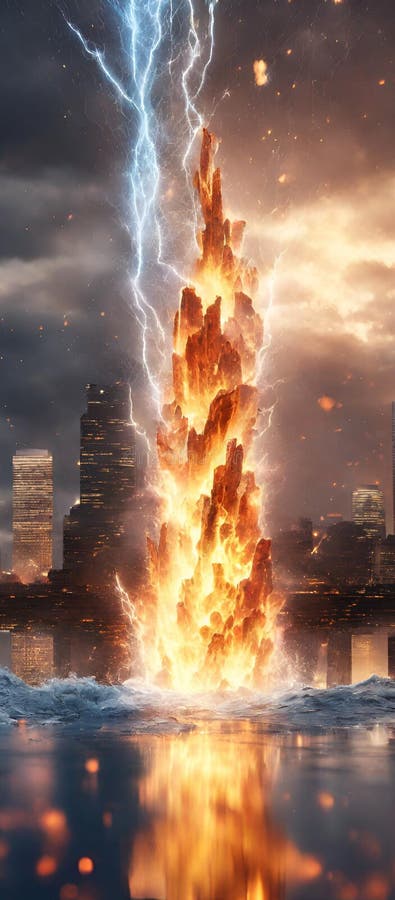 When Fire and Water Work Together To Become a Powerful Storm Stock ...