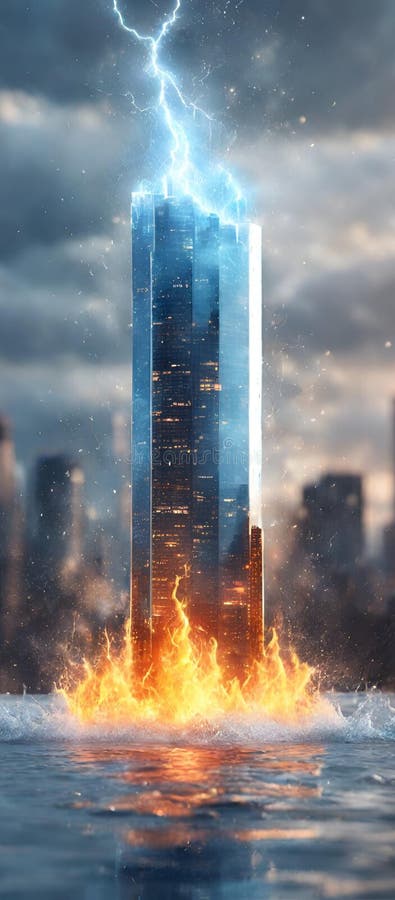 When Fire and Water Work Together To Become a Powerful Storm Stock ...