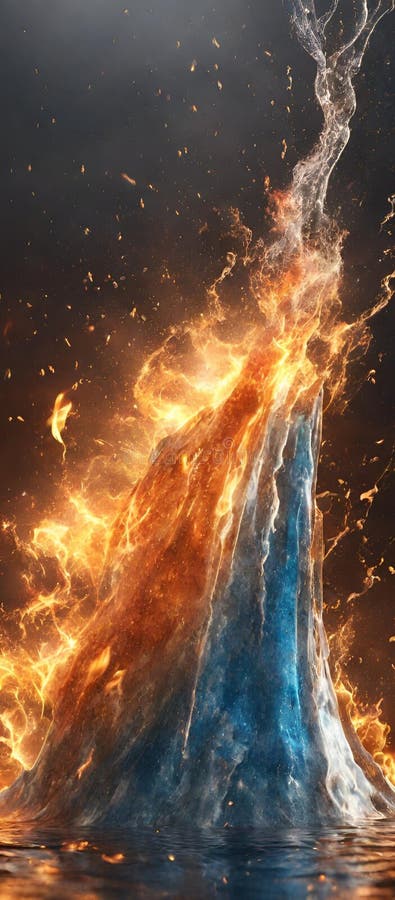 When Fire and Water Work Together To Become a Powerful Storm Stock ...