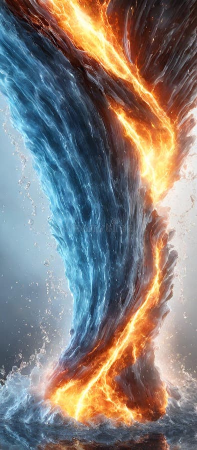 When Fire and Water Work Together To Become a Powerful Storm Stock ...