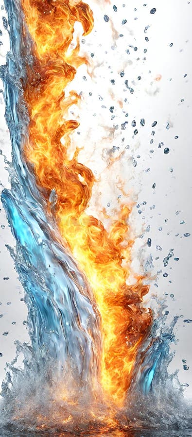 When Fire and Water Work Together To Become a Powerful Storm Stock ...